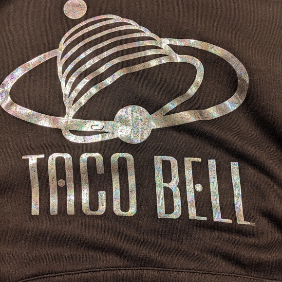 Sweaters | Taco Bell X Demolition Man Holographic Logo Hoodie | Poshmark